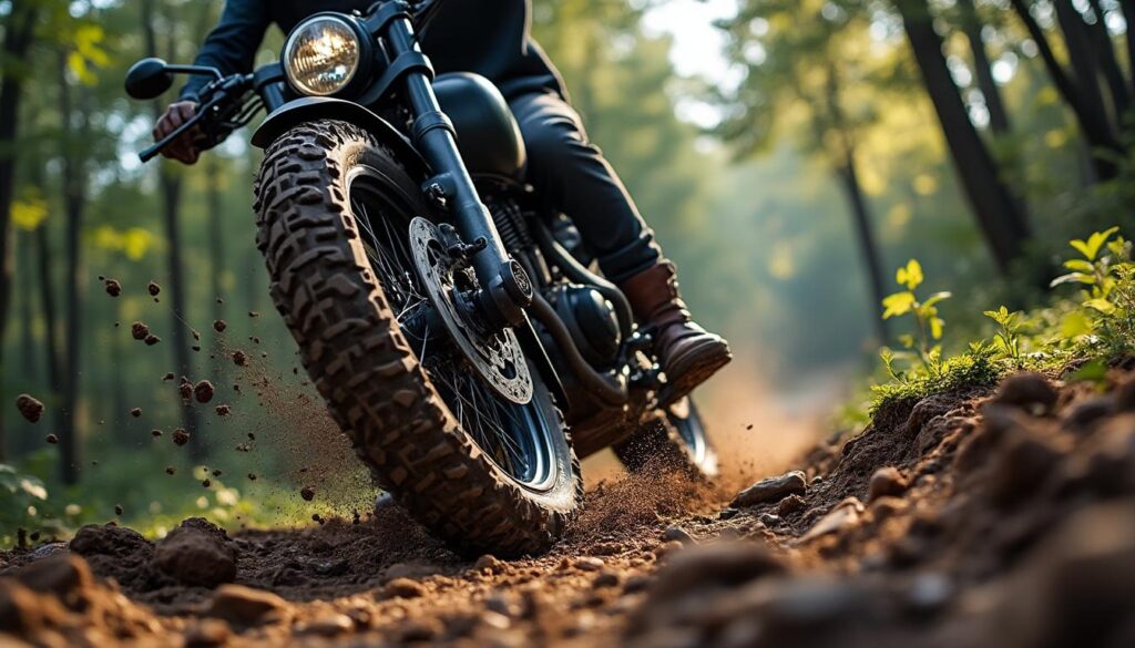 Pneus off-road pour moto : maximisez votre traction sur tous les terrains