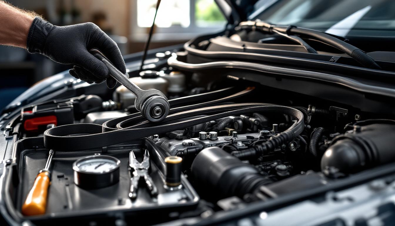 Comment installer soi-même la courroie d'accessoires pour Peugeot 208 ...